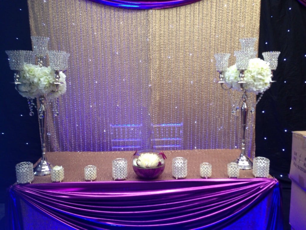 Backdrop hire for Weddings | Starlit backdrops for Hire London