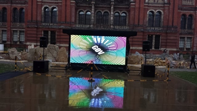 Outdoor LED Video Wall Hire London | Outdoor Event Video Wall Hire
